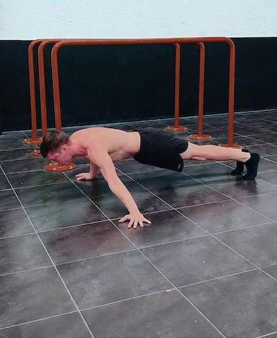 Archer push-ups - Exercise level advanced